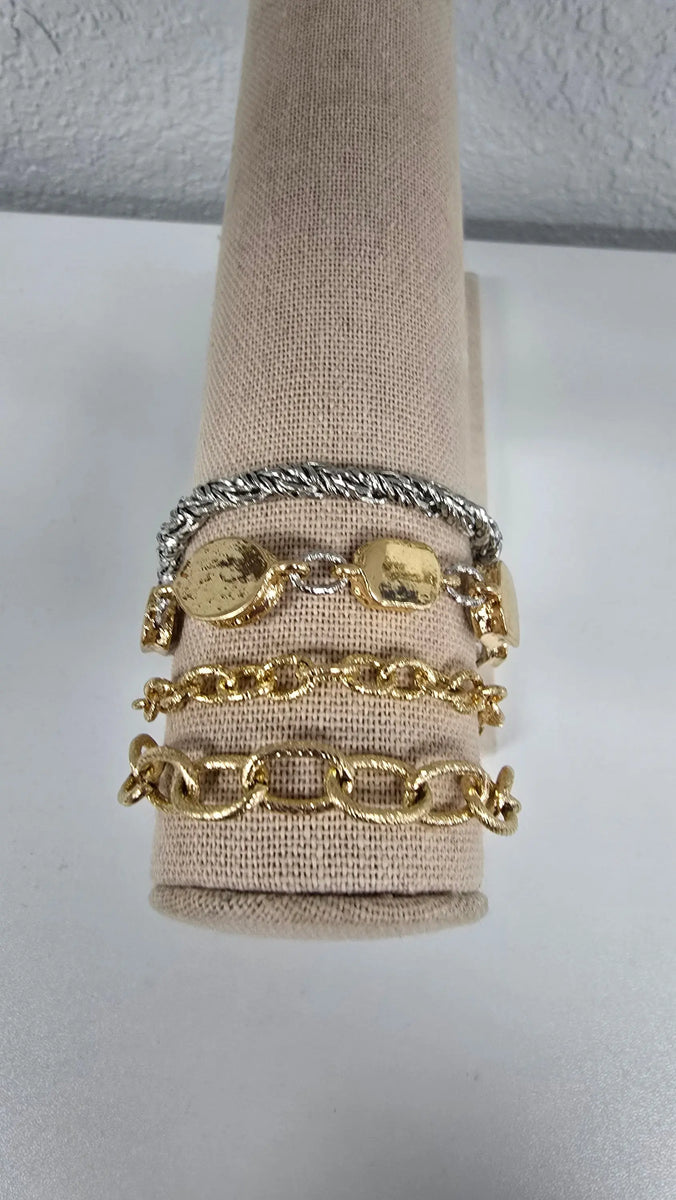 Luxe Link Bracelet Stack – Cruz By Design